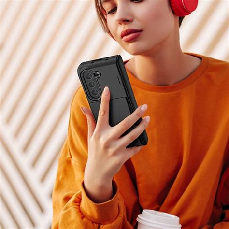 베루스 갤럭시 Z폴드5 자동힌지 힌지커버 카드 수납 케이스 듀얼쉴드 고 전면 액정 강화유리 보호필름 증정 위시버킷