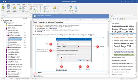 Helpsmith Help Authoring Tool To Create Chm Html Help Web Help Printed Manuals And Pdf