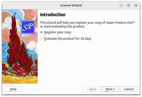 License Wizard Example Qt Widgets Qt 692
