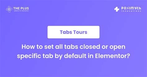How To Set Elementor Tabs Closed By Default In 2025