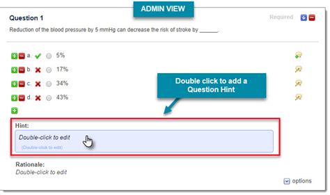 Faq Whats The Difference Between Hints Answer Choice Rationale And Question Rationale