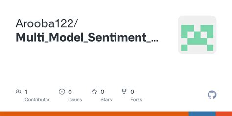 GitHub Arooba Multi Model Sentiment Analysis