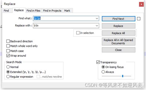 【sdp】notepad Rn替换成回车换行notepad中换行符替换成回车换行 Csdn博客 【sdp】notepad Rn替换成回车换行notepad中换行符替换成回车换行 Csdn博客