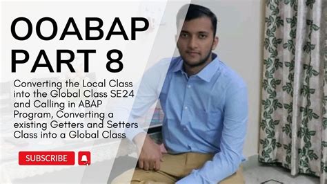 28 Converting The Local Class Into The Global Class Se24 And Calling In Abap Program Youtube