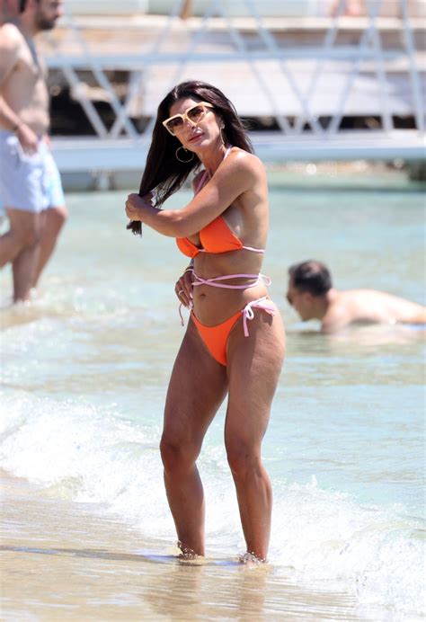 Teresa Giudice In Bikini At The Beach In Mykonos 08 01 2024 • Celebmafia