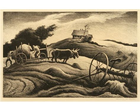 Thomas Hart Benton Lithograph