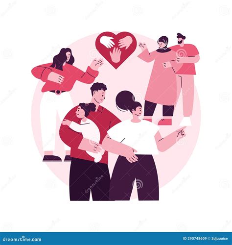 Integration Of Migrants Abstract Concept Vector Illustration Stock Vector Illustration Of