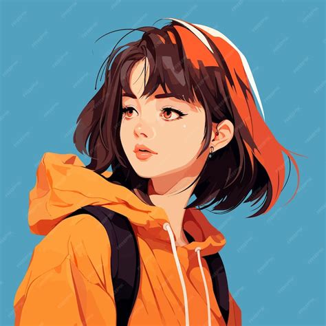 Premium Vector Vector Illustration Kawaii Delight Adorable Anime Girl