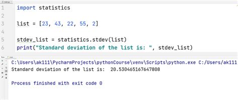 Python Statistics Module — Tutorialbrain