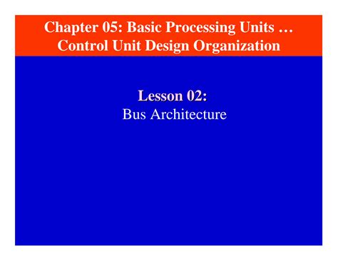 Solution Slides 4 Bus System Design Studypool