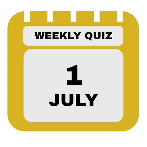 Weekly Quiz