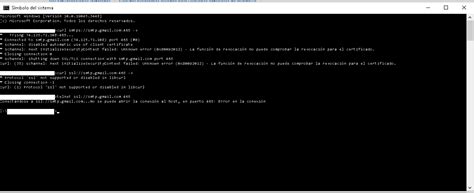 Unable To Connect To Ssl465 Unknown Error Errno