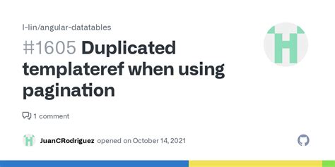 Duplicated Templateref When Using Pagination · Issue 1605 · L Lin