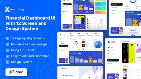 Financial Dashboard UI KIT Freebies Figma