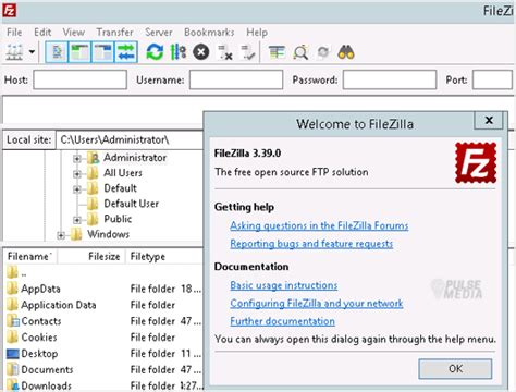 How To Install The Ftp Client Filezilla On Windows Knowledgebase Pulse Media