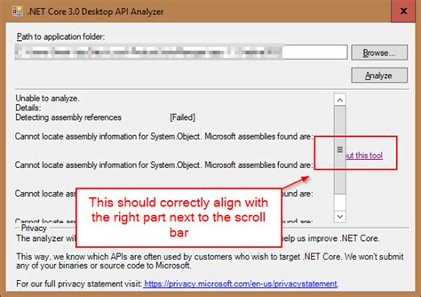 Net Core 30 Desktop Api Analyzer Resize Issue · Issue 698 · Microsoftdotnet Apiport · Github