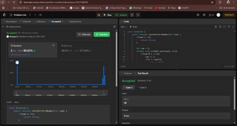 100daysofcoding Java Numbertheory Efficientcode Leetcode Ananya Rishi