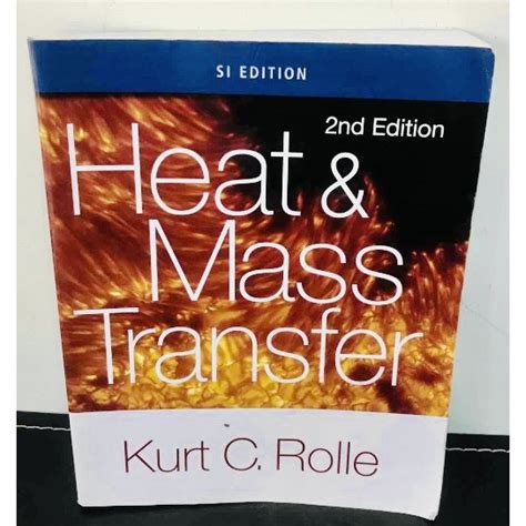二手原文書 熱傳學課本 Heat And Mass Transfer Si Edition 2nd Edition 蝦皮購物