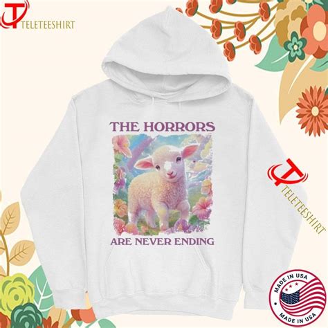 The Horrors Are Never Ending Sheep T Shirts Hoodie Long Sleeve V