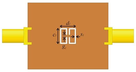 Bottom View Of The Sensor Based On Complementary Symmetric Split Ring Download Scientific