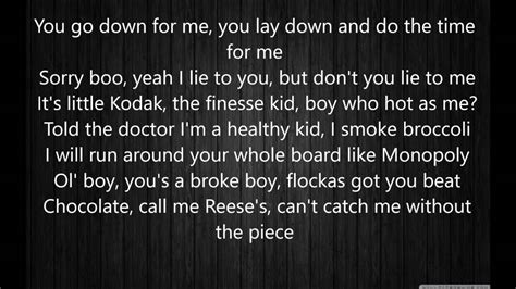 No Flockin Lyrics Kodak Black Youtube