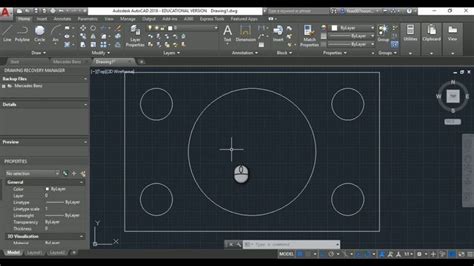 Drawing Tools And Examples In AutoCAD Basics