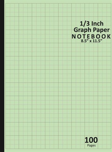 13 Inch Graph Paper 3 Squares Per Inch 13 Squares Grid Ruled Notepad Science
