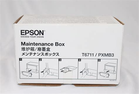 Epson Original Maintenance Box Of L1455 Printer T6711 Pxmb3 The Dan