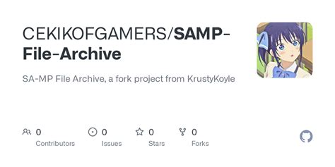 Github Cekikofgamerssamp File Archive Sa Mp File Archive A Fork