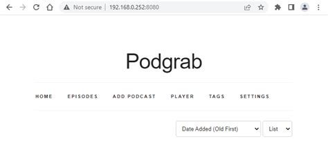 Install Podgrab Inside Docker Container In Linux Lindevs