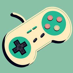 Electronic Video Game Controller Royalty Free Vector Image