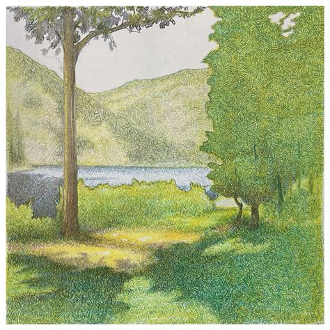 By Andrea Zuill Colored Pencil Landscape Art Colorful Landscape