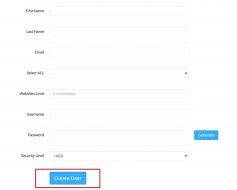 How To Create User Account In Cyberpanel