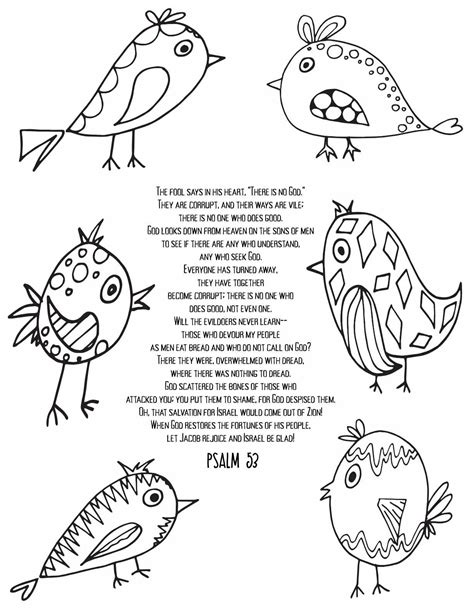 Psalm 55 22 Coloring Page 2025