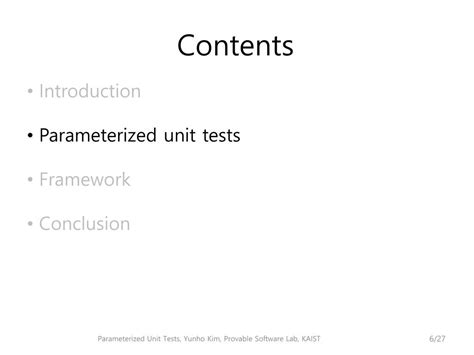 Ppt Parameterized Unit Tests Powerpoint Presentation Free Download