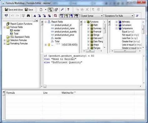 Formula Field In Crystal Report Mindstick