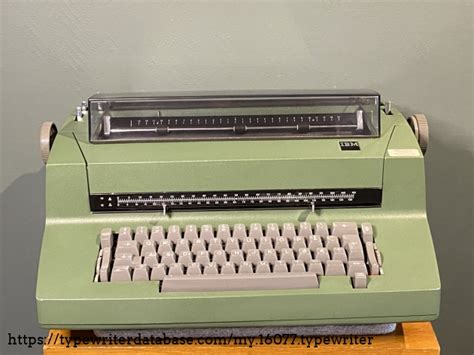 IBM Selectric II On The Typewriter Database