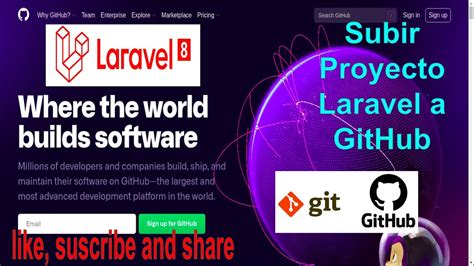 Laravel Subir Proyecto A GitHub YouTube
