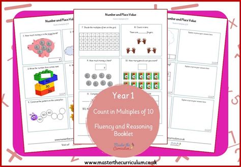 Count In Multiples Of 10 Fluency And Reasoning Booklet Master The Curriculum