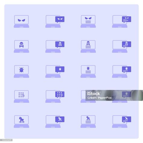 악성 코드 콘텐츠 노트북 컴퓨터 악성 코드 개념 스팸 데이터 온라인 사기 바이러스 벡터 일러스트에 경고 알림 It 지원에 대한
