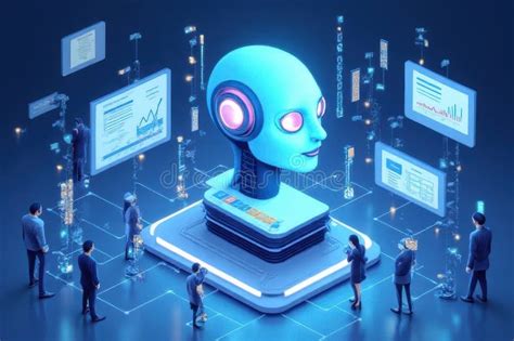 Ai Driven Innovations Reshaping Consumer Interaction Stock Illustration