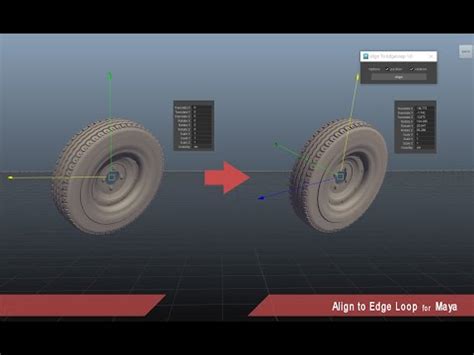 Align To Edge Loop For Maya V