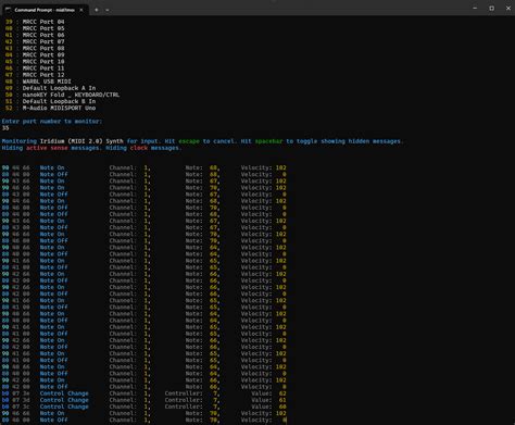 MIDI Monitor Tool Overview Windows MIDI Services