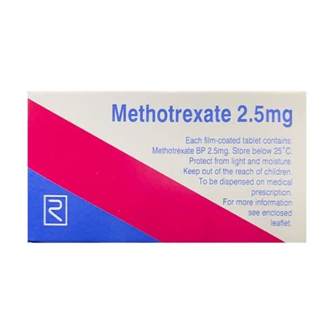 Methotrexate 25mg Remedica 10 Vỉ X 10 Viênhộp