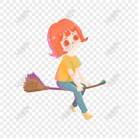 귀여운 마녀 Png 일러스트 무료 다운로드 Lovepik