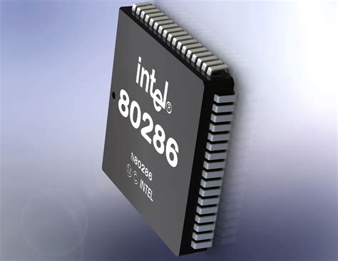Organizer Intel® 80286 Microprocessor・ Stl File For 3d Printing・cults