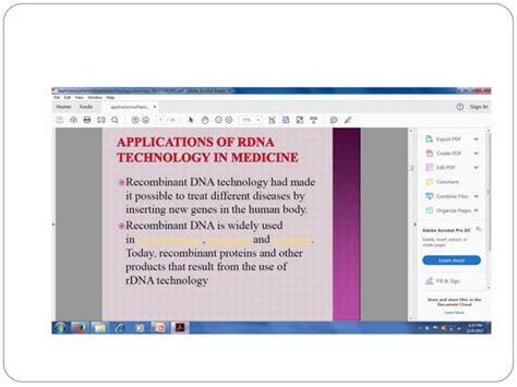 Lecture Recombinant Dna Technology Ppt