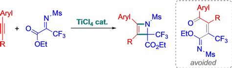 Ticl4‐mediated 22 Cycloaddition For Synthesis Of Isolable Cf3
