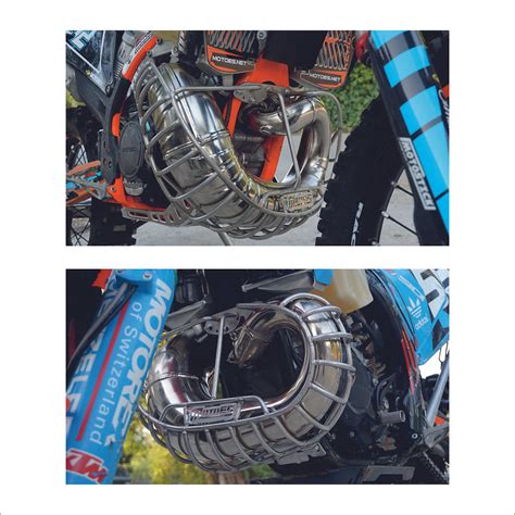 Protector De Bufanda Tipo Jaula Con Cubrecarter Para Ktm Husqvarna Gas