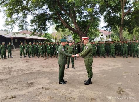 Myanmarnationalpost အမှတ် ၄ တပ်မတော်တန်းမြင့် လေ့ကျင့်ရေးကျောင်း ပြည်သူ့စစ်မှုထမ်းသင်တန်း အမှတ